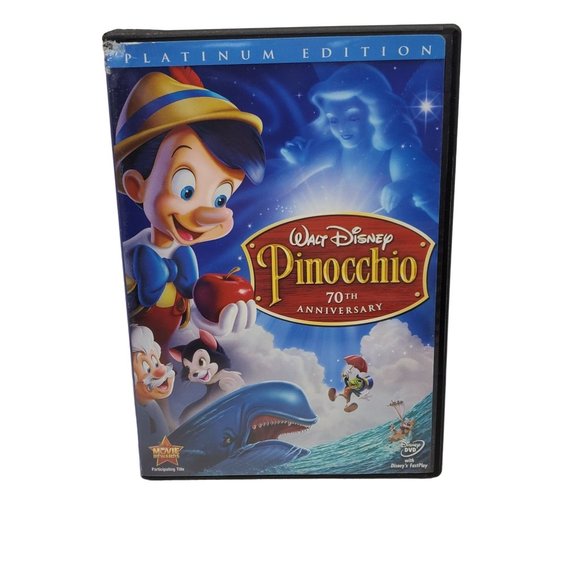 Disney | Media | Walt Disneys Pinocchio 7th Anniversary 2disc Platinum Edition 2009 Dvd | Poshmark